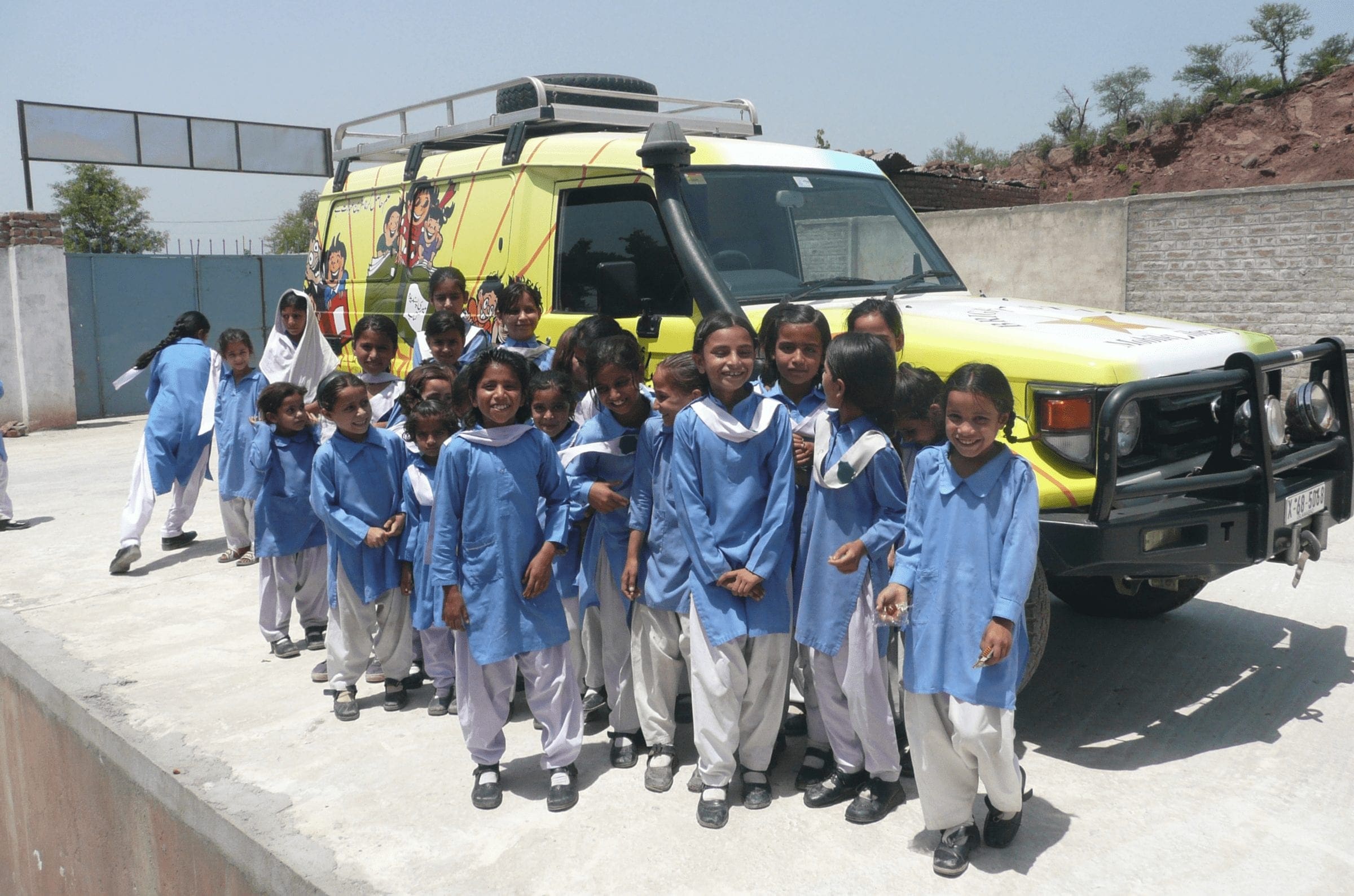 Bright Star Mobile Library Steers Children Towards Literacy in Pakistan